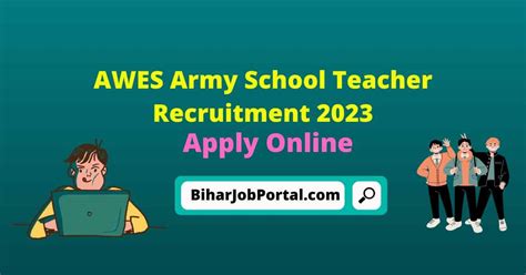 Awes Army School Teacher Recruitment 2023 Notice Apply Online