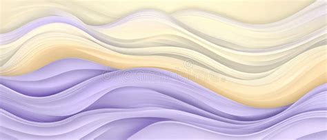 Soft And Elegant Abstract Waves In Pastel Colors Creating A Serene And