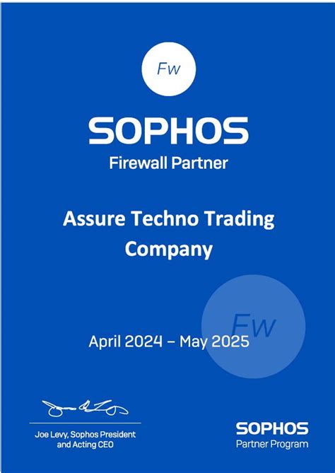Assuretek Sophos Firewall Cybersecurity Networksecurity Partnersuccess Certification
