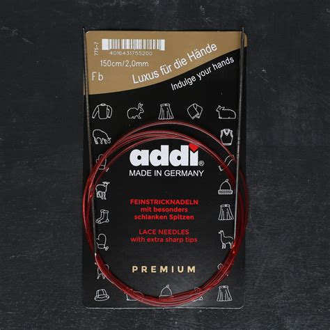 Addi 20mm 150cm Lace Circular Knitting Needle 775 7