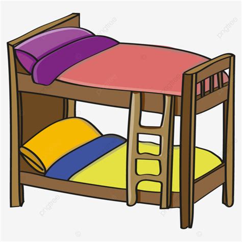 드로잉 캐빈 또는 더블 어린이 침대 침대 침실 가구 Png 일러스트 및 벡터 에 대한 무료 다운로드 Pngtree