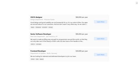 Job Board Incorrect Positioning Of Salary Fixed Bug Fix Elfsight