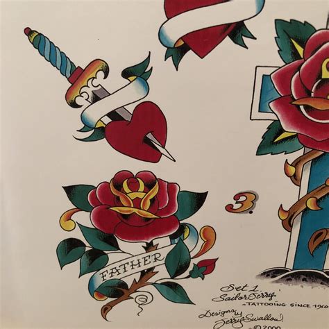 Sailor Jerry Rose Tatoveringer