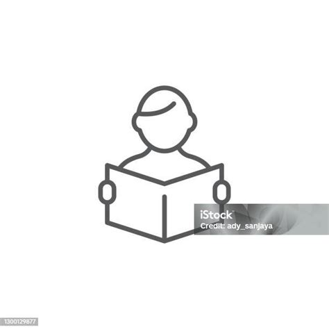 학습 아이콘 색상 선 윤곽 벡터 기호 흰색에 격리 된 선형 스타일 그림 기호 로고 일러스트 공부에 대한 스톡 벡터 아트 및 기타