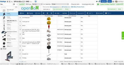 Comparing Different Openbom Bom Types For Onshape Openbom Training