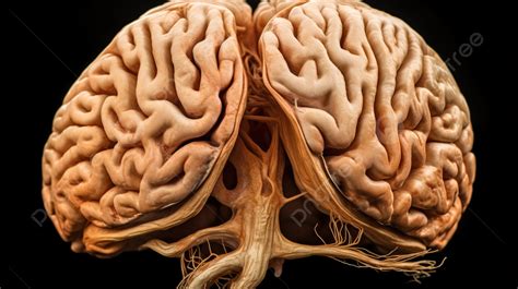 두 개의 뿌리를 가진 검은 배경에 인간의 두뇌 인간의 뇌 이미지 소뇌 사진 배경 일러스트 및 사진 무료 다운로드 Pngtree