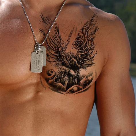 Iron Man Chest Tattoo