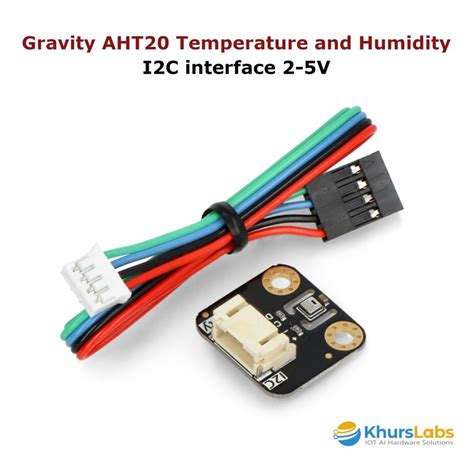 Jual Dfrobot Gravity Aht20 Temperature And Humidity Sensor Shopee