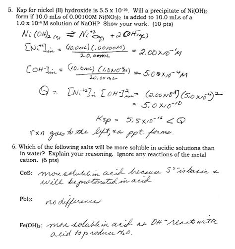 Exam 3 Review Answer Key