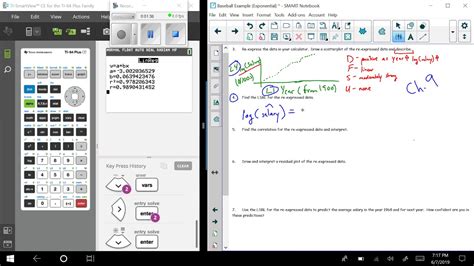 Creating A Linear Model LSRL Using A TI 84 Plus CE Made Easy YouTube
