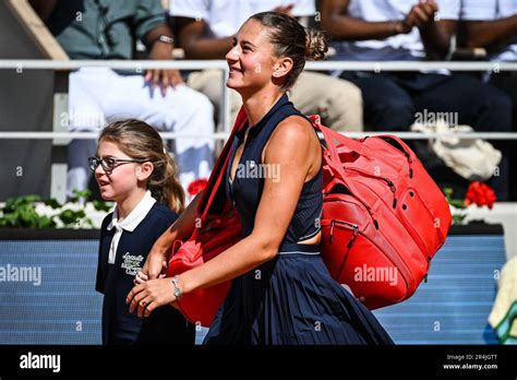 Paris France 28th May 2023 Marta Kostyuk Of Ukraine During The