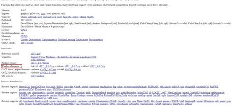 Cran How To Install The E1071 Package In R 2150 Stack Overflow