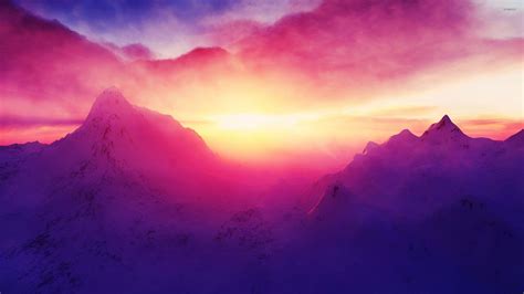 Mountain Sunrise Wallpapers Top Free Mountain Sunrise Backgrounds