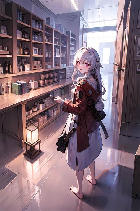 崩坏：星穹铁道 克拉拉（星穹铁道） 赤脚 女孩子 Ai艺术 ぷじうさillustration Pixivdaily