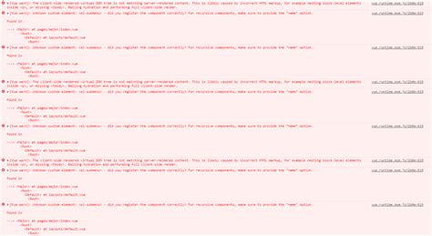 Did You Register The Component Correctly For Recursive Components