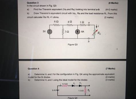 solved question 3 8 marks in the circuit shown in fig 23