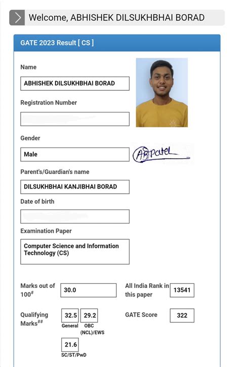 Gatecse Air820 Cse Gate2024 Gate Gateresult Exam Iit Nit