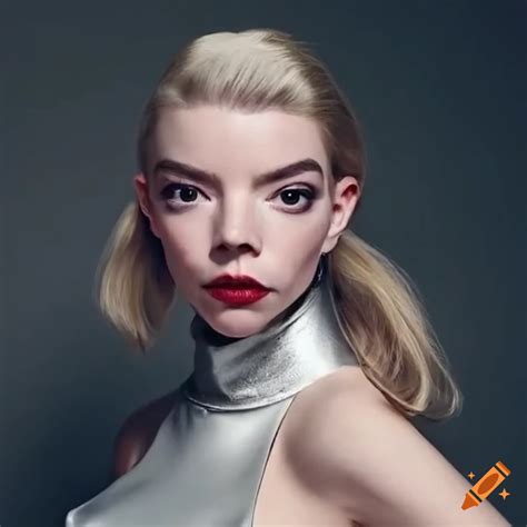 Anya Taylor Joy In Elegant Gown At Award Ceremony On Craiyon