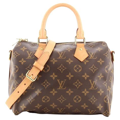 Louis Vuitton Speedy Bandouliere Bag Monogram Canvas 25 For Sale At 1stdibs