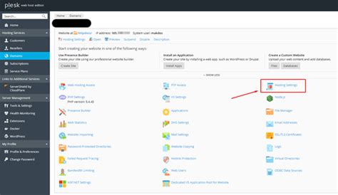 Adding A Domain Forwarder In Plesk Panel Panellicense