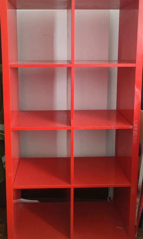 Gloss Red Ikea Kallax Furniture And Home Living Furniture Shelves Cabinets And Racks On Carousell