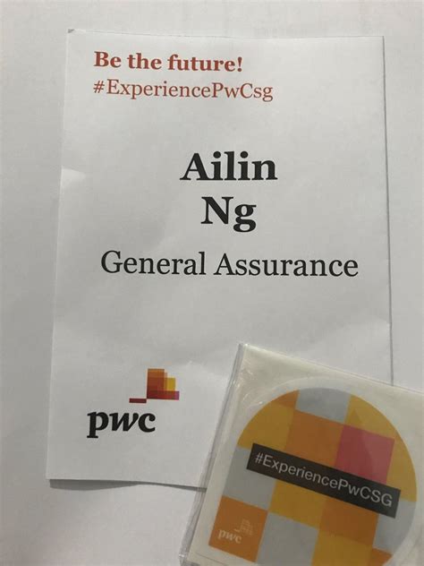 Ailin Ng On Linkedin Pwc Experiencepwcsg Sit Iwsp