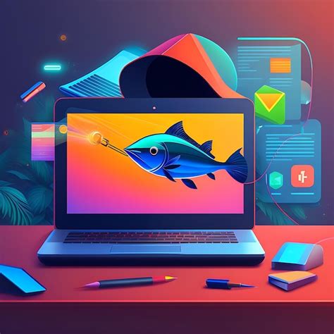 Premium Ai Image Hacker Stealing Data From Laptop Danger Abstract