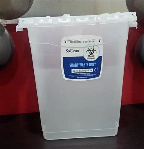 Transparent Puncture Proof Sharp Container Capacity 10 Ltr At Best Price In New Delhi