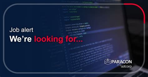 software developer job with paracon gauteng in pretoria