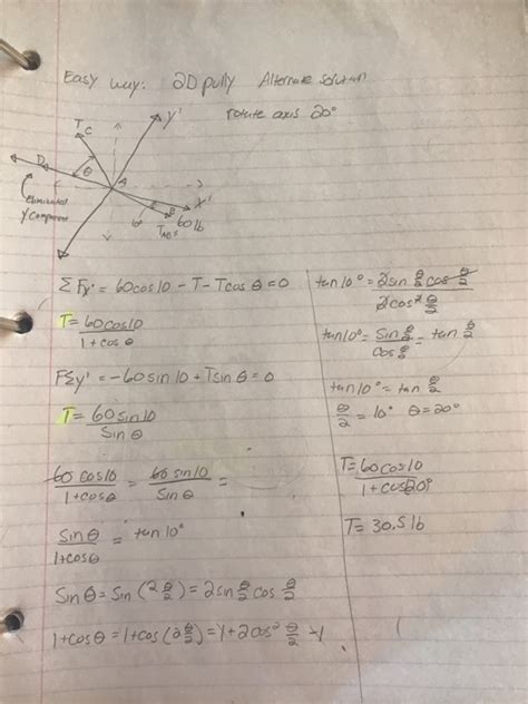 Solved Can Someone Explain How You Get Sin Theta Chegg Com