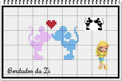 Mickey Minnie Erica Cross Stitch Valentines Crochet Cross Stitch Cross Stitch