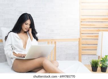 Woman Computer Sexy Images Stock Photos D Objects Vectors Shutterstock