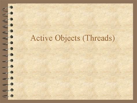 Active Objects Threads Active Vs Passive Objects 4