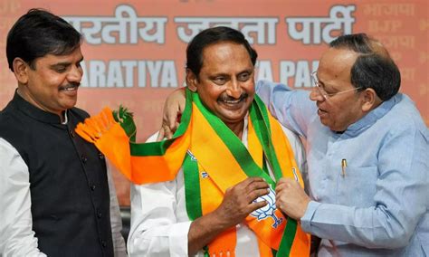 Kiran Kumar Reddy आंध्र प्रदेश में कांग्रेस को बड़ा झटका पूर्व मुख्यमंत्री किरण कुमार रेड्डी