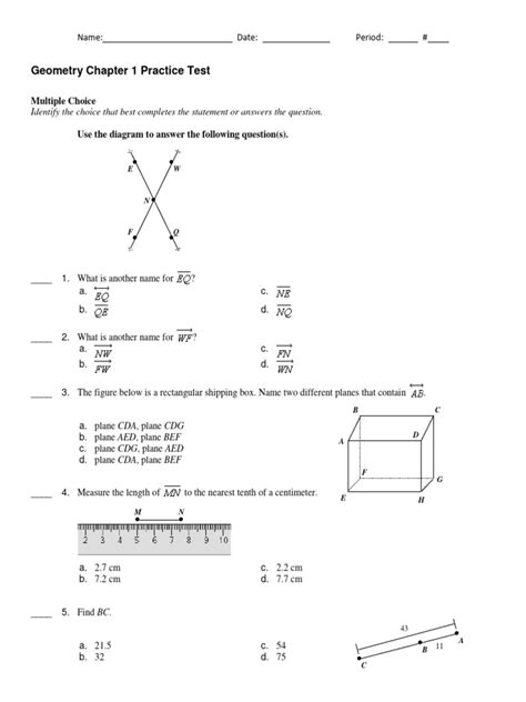 Ch1pt Blank Pdf Elementary Mathematics Geometric Shapes