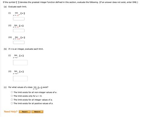 Solved If The Symbol Ii I Denotes The Greatest Integer