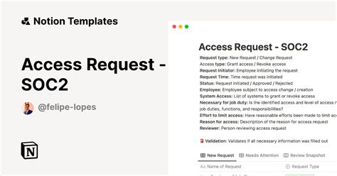 Access Request Soc2 Template Notion Marketplace Access Request Soc2 Template Notion Marketplace