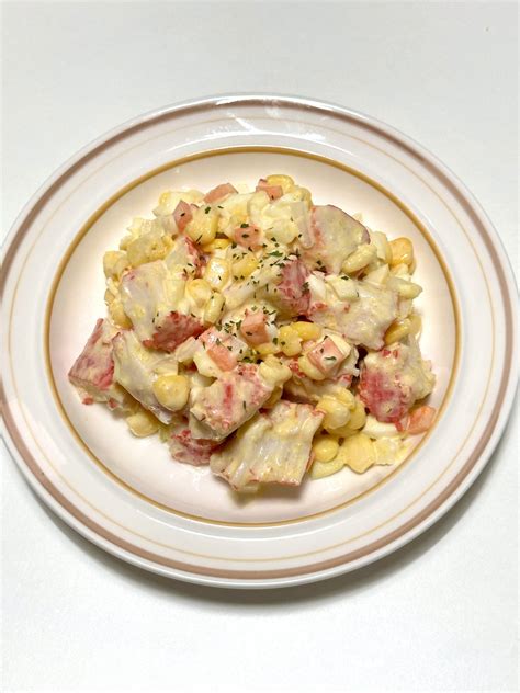 초간단 꽃맛살 샐러드 만드는법