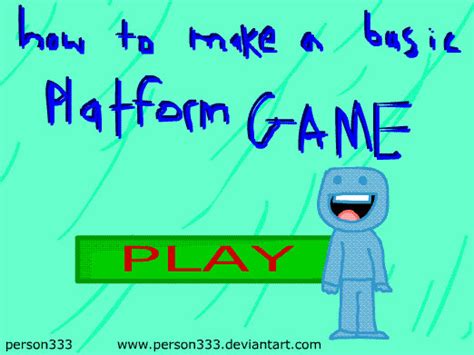 Platform Game Tutorial By Person333 On Deviantart