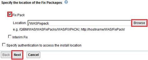 How To Install An Ibm Websphere Application Server Was V9 0 Fix Pack Using The Ibm Web