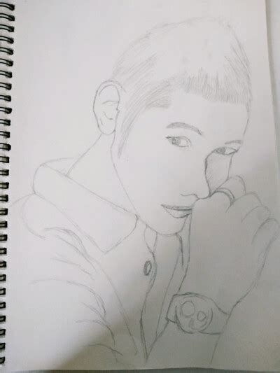 黑白 线稿 手绘 铅笔画 百合 高清图片，堆糖，美图壁纸兴趣社区