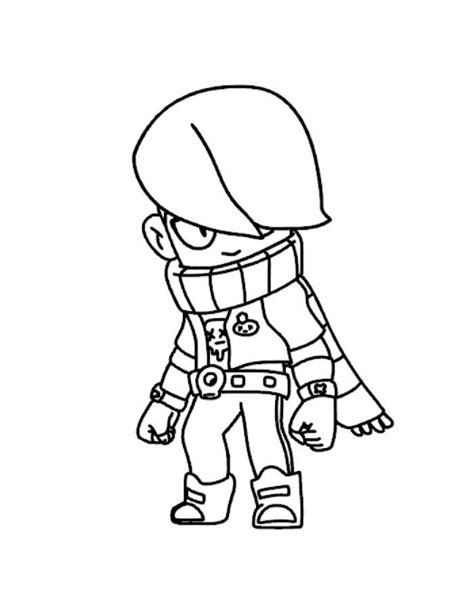 Brawl Stars Coloring Pages Free Printable Pdf