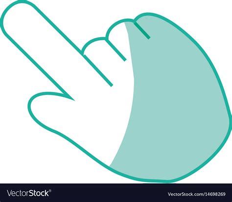 Hand Click Cursor Royalty Free Vector Image VectorStock