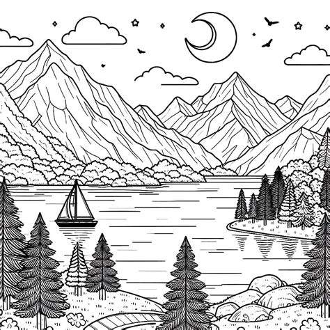 Disegni Di Lago Da Colorare Disegni Colorare Com