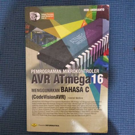 jual buku pemrograman mikrokontroler avr atmega16 menggunakan bahasa c