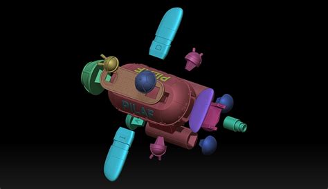 Fichier Stl Ship Pilaf Dragon Ball Ship 🚢・objet Imprimable En 3d à