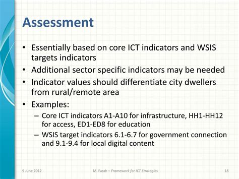 Ppt Framework For Development Of Ict Strategies Using Ict Indicators Powerpoint Presentation