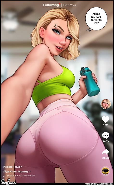 Gwen Stacy Marvel And 1 More Drawn By Aroma Sensei Danbooru
