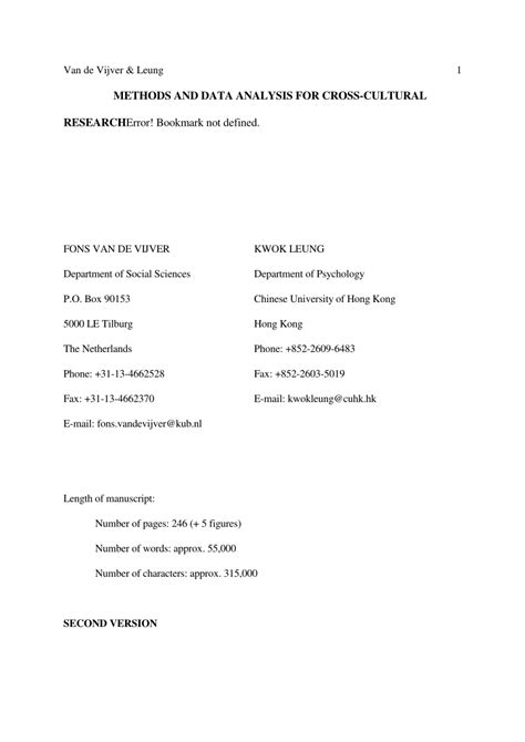 PDF Methods And Data Analysis Of Comparative Research