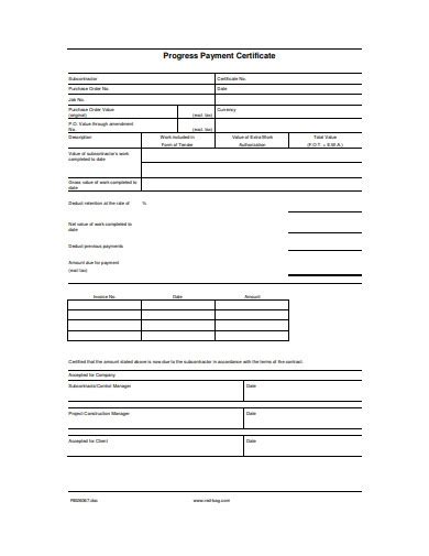 Payment Certificate Examples Format How To Create How To Write Tips Pdf